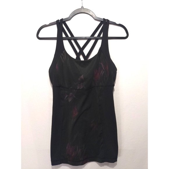 lululemon athletica | Tops | Lululemon Athletica Womens Floral Workout ...